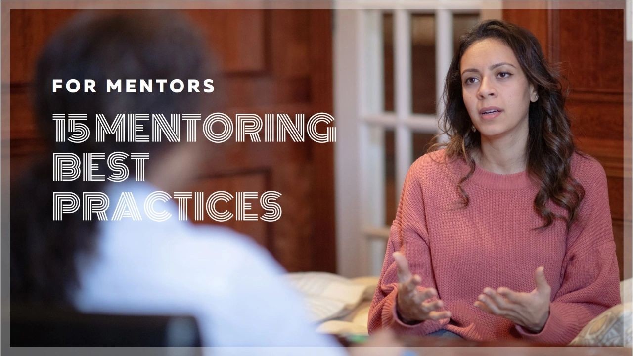 15 Mentoring Best Practices for Mentors
